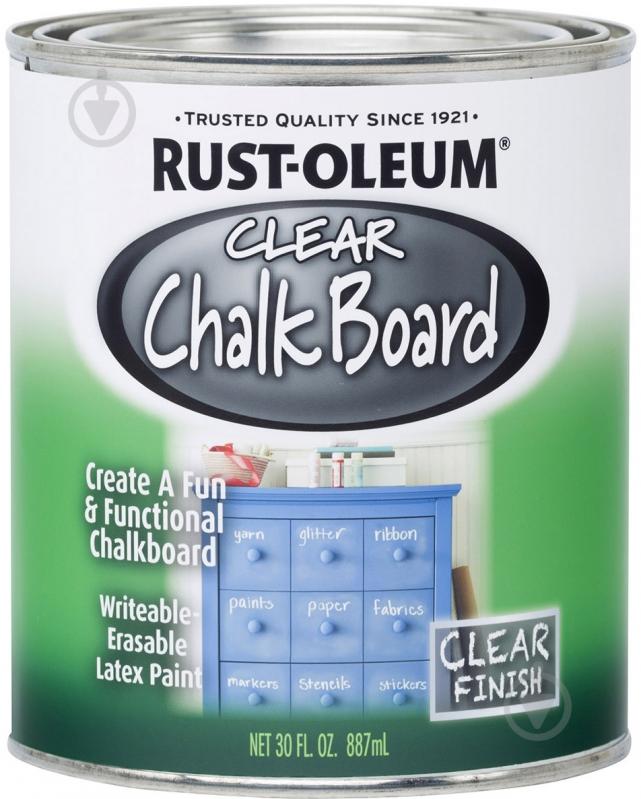 ᐉ Краска грифельная Rust Oleum Chalk Board для школьных досок черный 0 ...