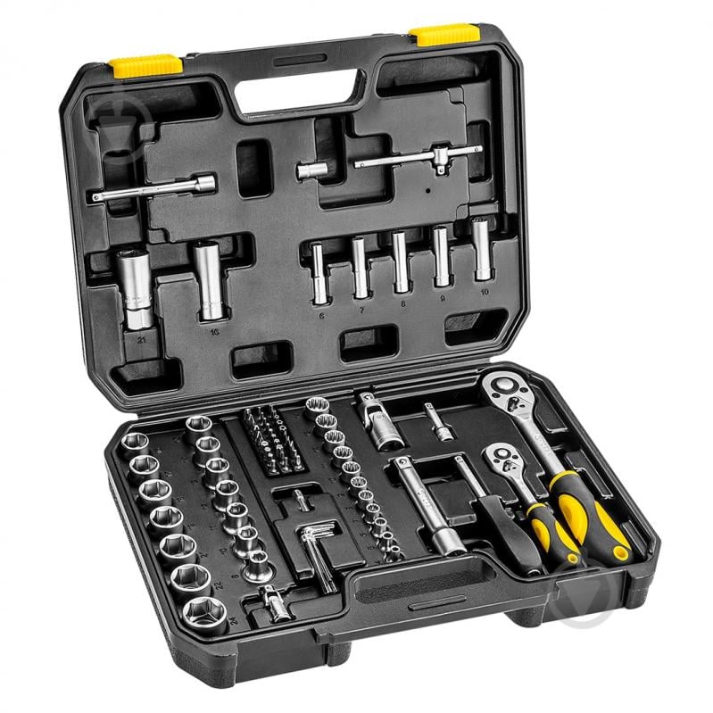 ᐉ Набор головок Topex 1/4"(F)×3/8"(M) 82 шт. 38D694 • Купить в Киеве ...