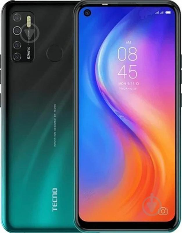 ᐉ Смартфон Tecno Spark 5 Pro (KD7) Dual SIM 4/128GB ice jadeite (4895180760297) • Купить в Киеве ...