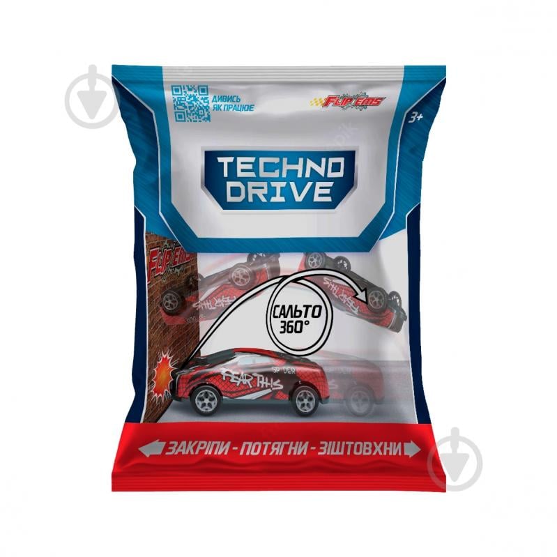 ᐉ Игрушка TechnoDrive машинка-сюрприз Flip'ems крутой переворот в ...