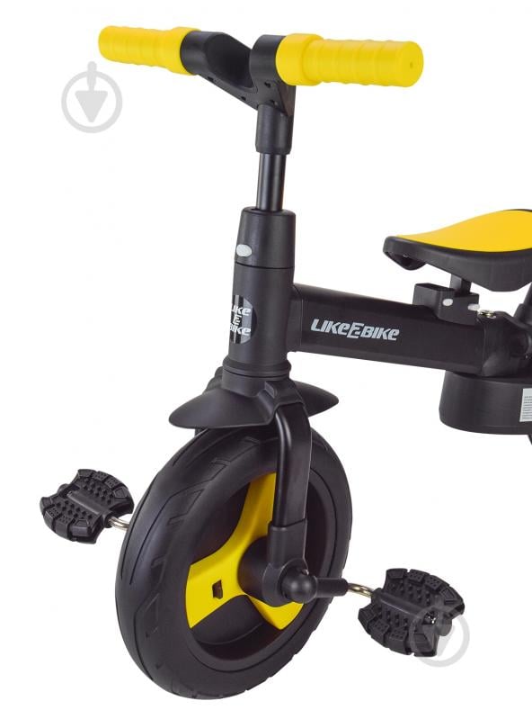 ᐉ Велосипед дитячий триколісний 3 в 1 жовто-чорний TB2401 YELLOW ...