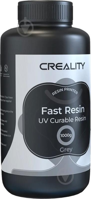 ᐉ Смола фотополімерна CREALITY LCD Fast Resin 1 кг сіра (3302180005 ...