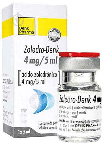 ᐉ Золедро-денк для р-ра д/инф. №1 во флак. концентрат 4 мг/5 мл ...