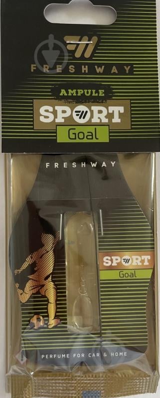 ᐉ Ароматизатор подвесной Fresh Way Sport Ampule Goal 4,5 мл • Купить в ...
