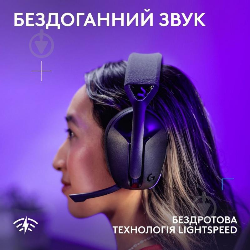 ᐉ Гарнитура игровая Logitech G321 Lightspeed Wireless Gaming Headset black (981-001563) • Купить ...