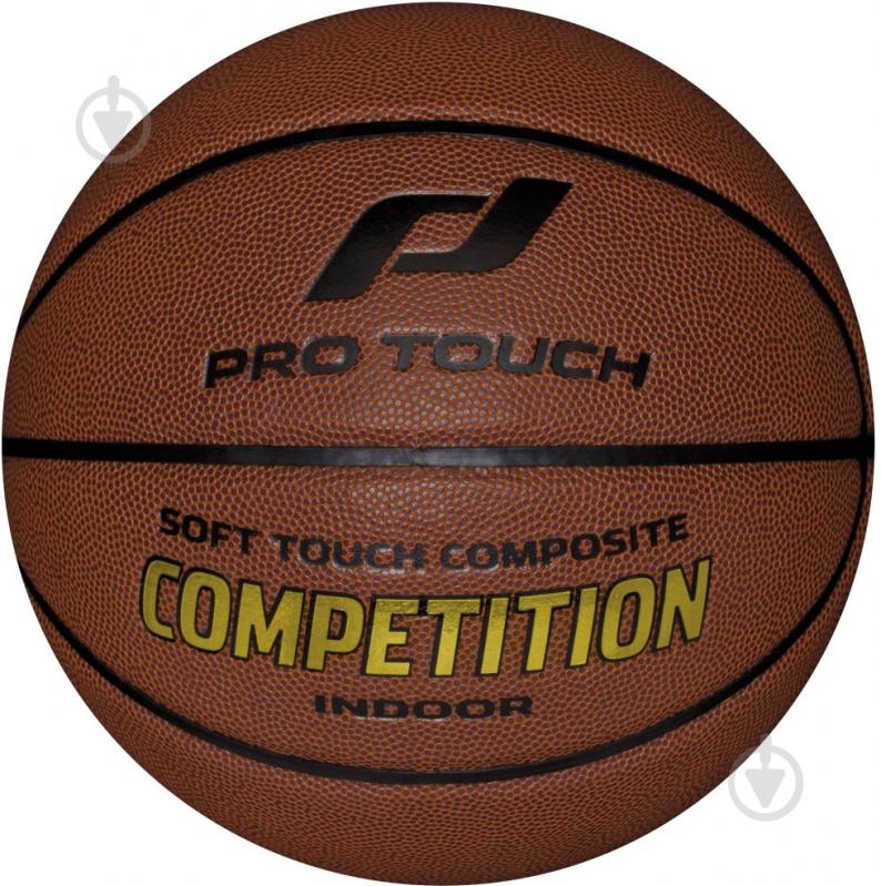 ᐉ Баскетбольный мяч Pro Touch Competition 185616-900119 р. 7 коричневый ...