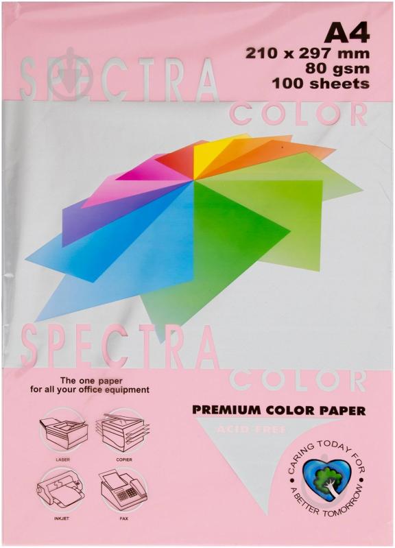 ᐉ Бумага офисная Spectra Color A4 80 г/м розовый 100 листов • Купить в ...