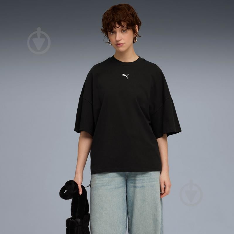 ᐉ Футболка Puma DARE TO Oversized Ruched Tee 63214401 р.XL чорний ...
