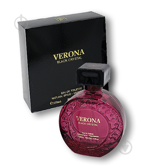 ᐉ Туалетная вода Verona Black Crystal 100 мл • Купить в Киеве, Украине ...