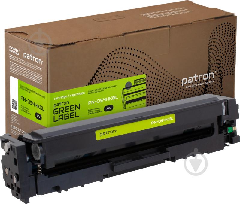 ᐉ Картридж Patron Canon 054H Green Label CT-CAN-054H-B-PN-GL black ...
