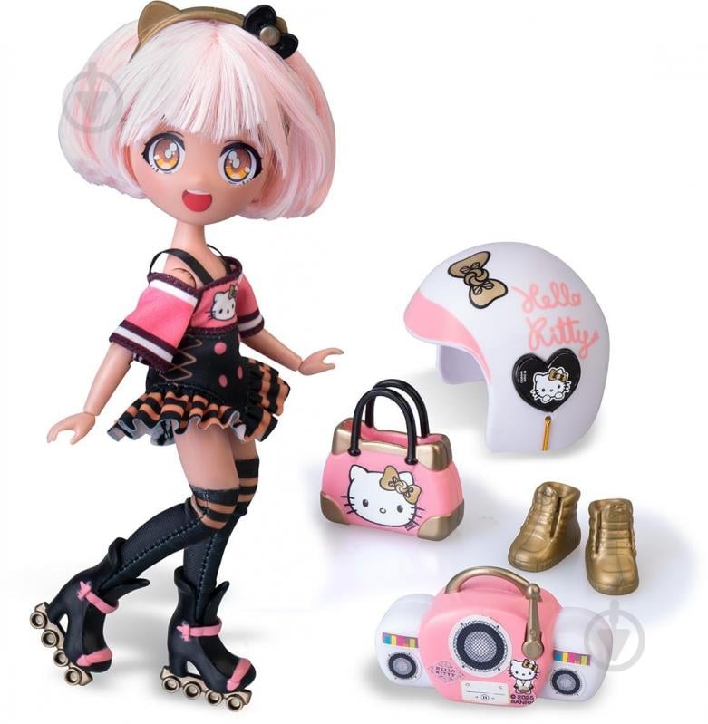 ᐉ Ігровий набір 4SF Manga Dolls серії Hello Kitty Золота Ролер Діва ...