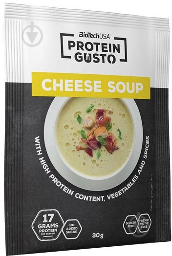 ᐉ Смесь протеиновая BioTech Protein Gusto Cheese Soup сыр 30 г • Купить ...