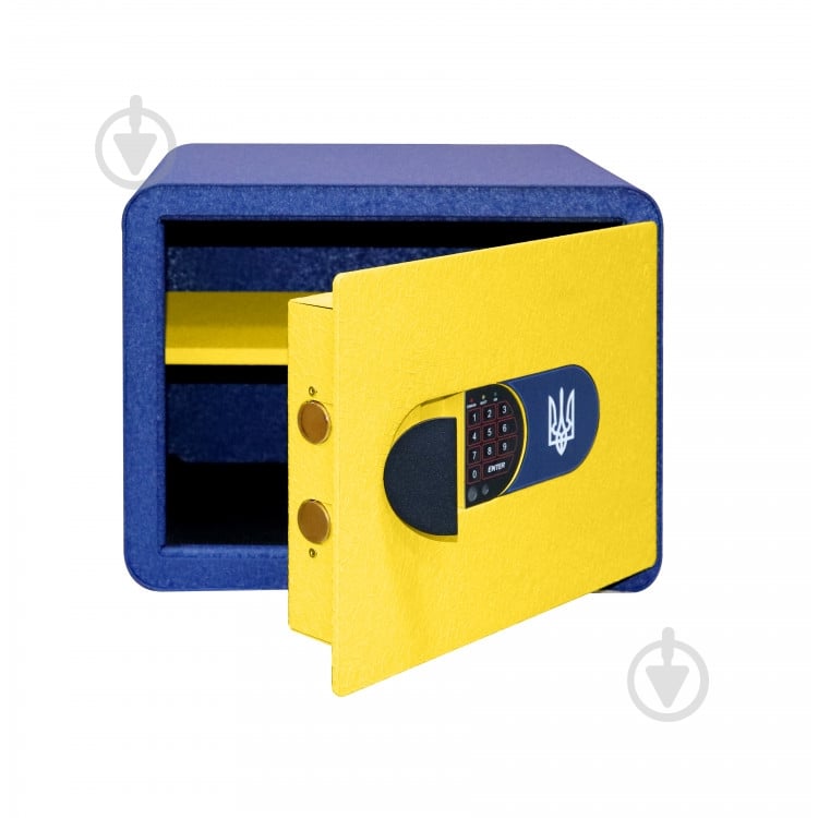 ᐉ Сейф меблевий одностінний Griffon MSR.30.E Yellow-Blue • Краща ціна в ...