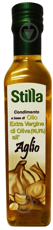 ᐉ Масло оливковое STILLA Extra Vergine с чесноком 250 мл • Купить в ...