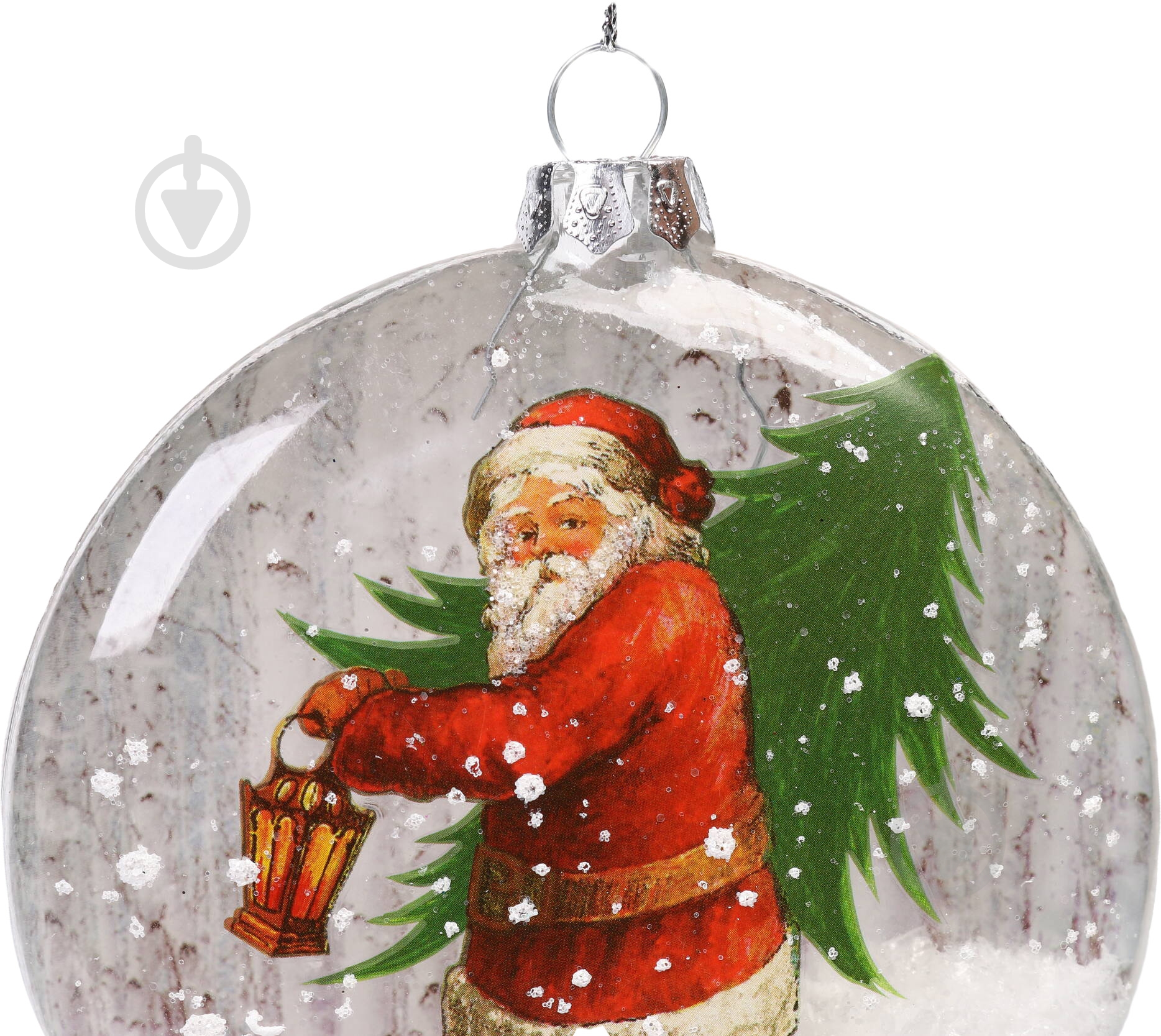 ᐉ Ялинкова іграшка Медальйон Санта в асортименті різнокольоровий • Краща ціна в Києві Україні