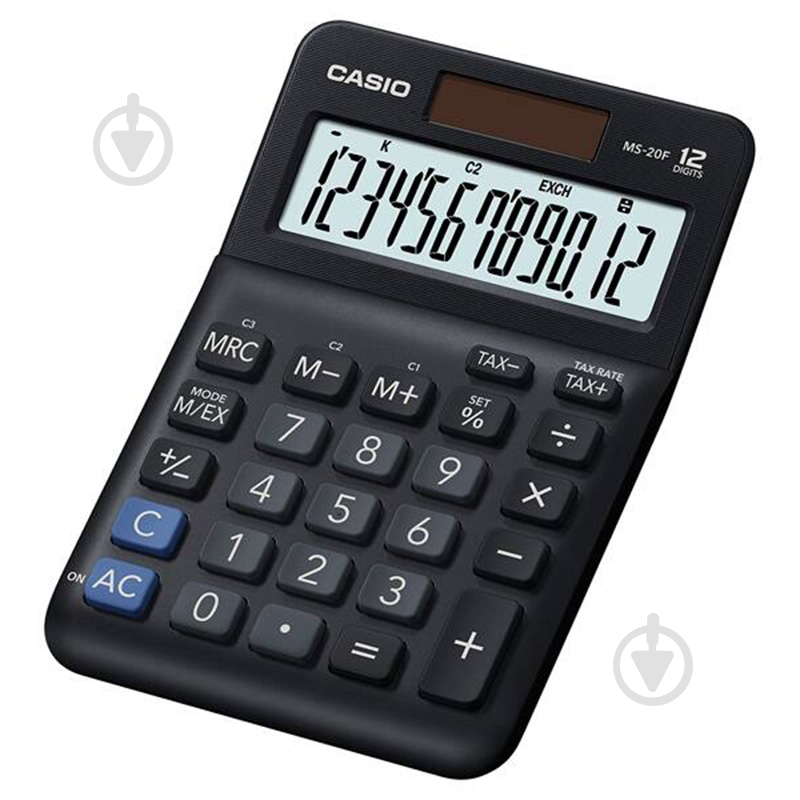 ᐉ Калькулятор 12 разрядов черный (MS-20F-WA-EP) Casio • Купить в Киеве, Украине • Лучшая цена в ...