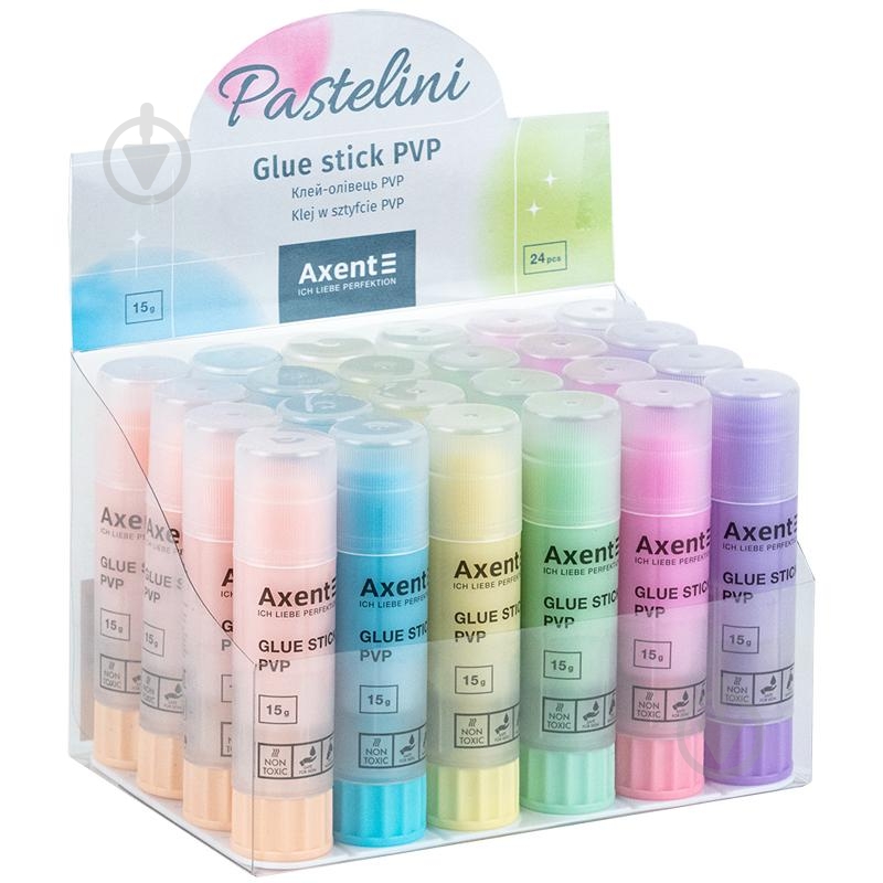 ᐉ Клей-олівець Pastelini PVP 15 г Axent • Краща ціна в Києві, Україні • Купити в Епіцентр