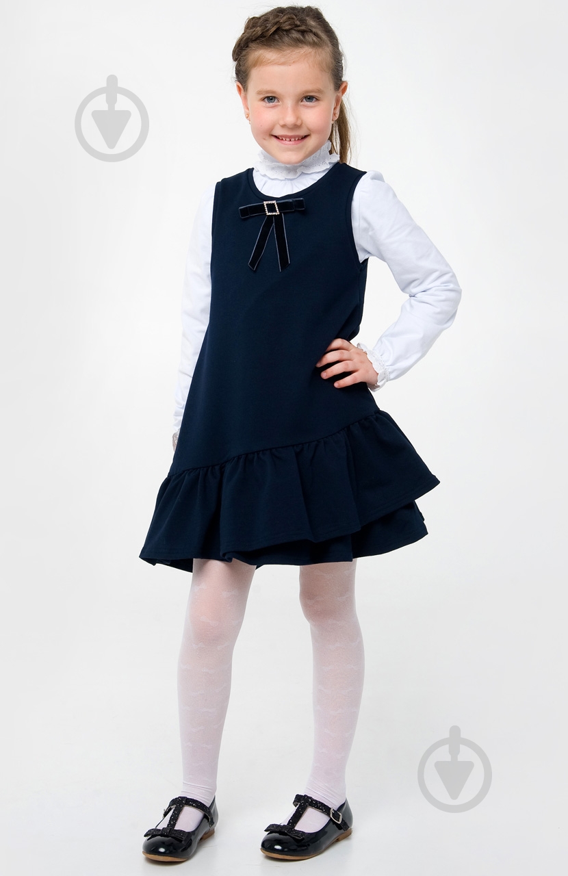 ᐉ Сарафан шкільний Smil Темно-синій р.128 синій 120336 • Краща ціна в ...
