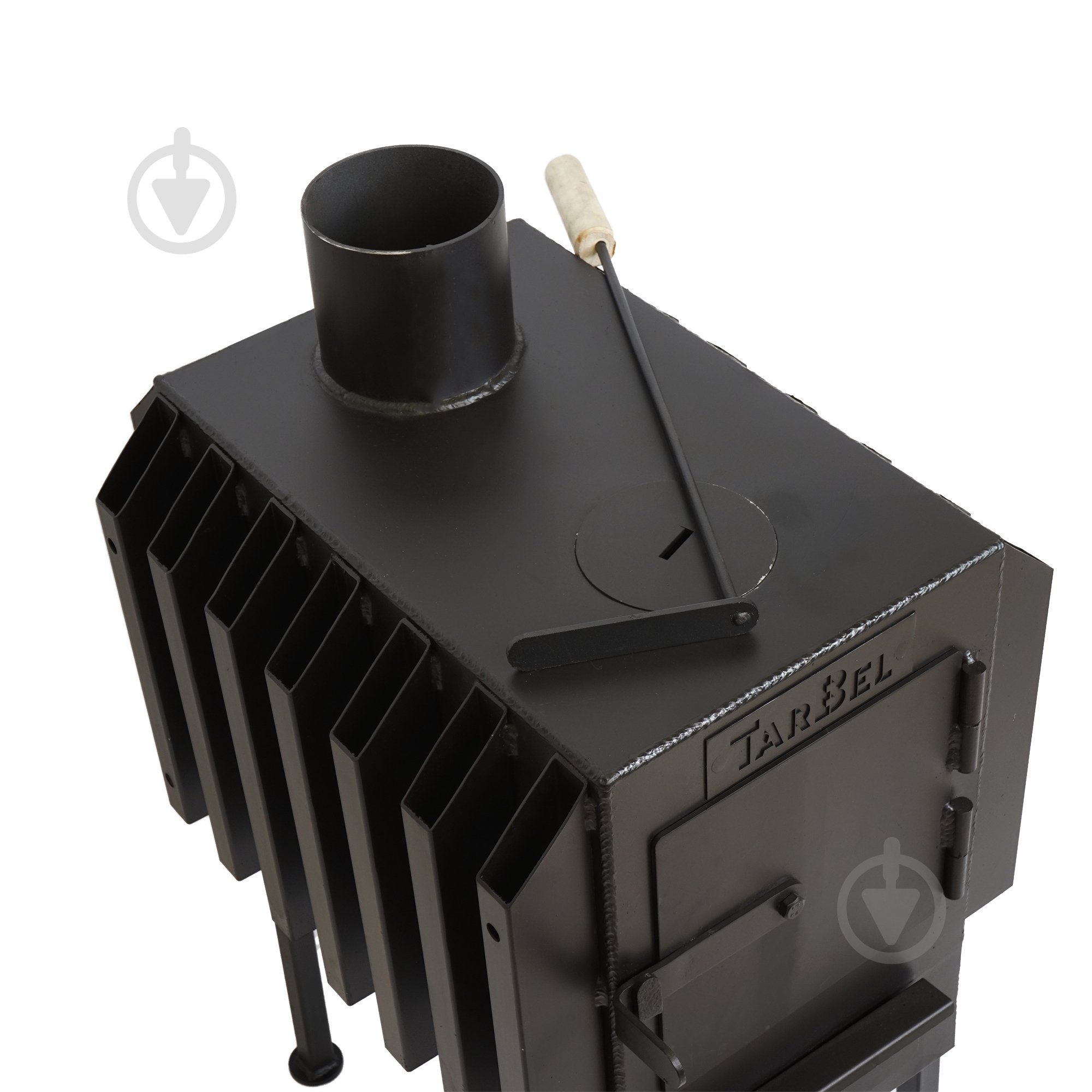 ᐉ Піч-буржуйка конвекторна TARBEL 5кВт з конфоркою та кочергою • Краща ...