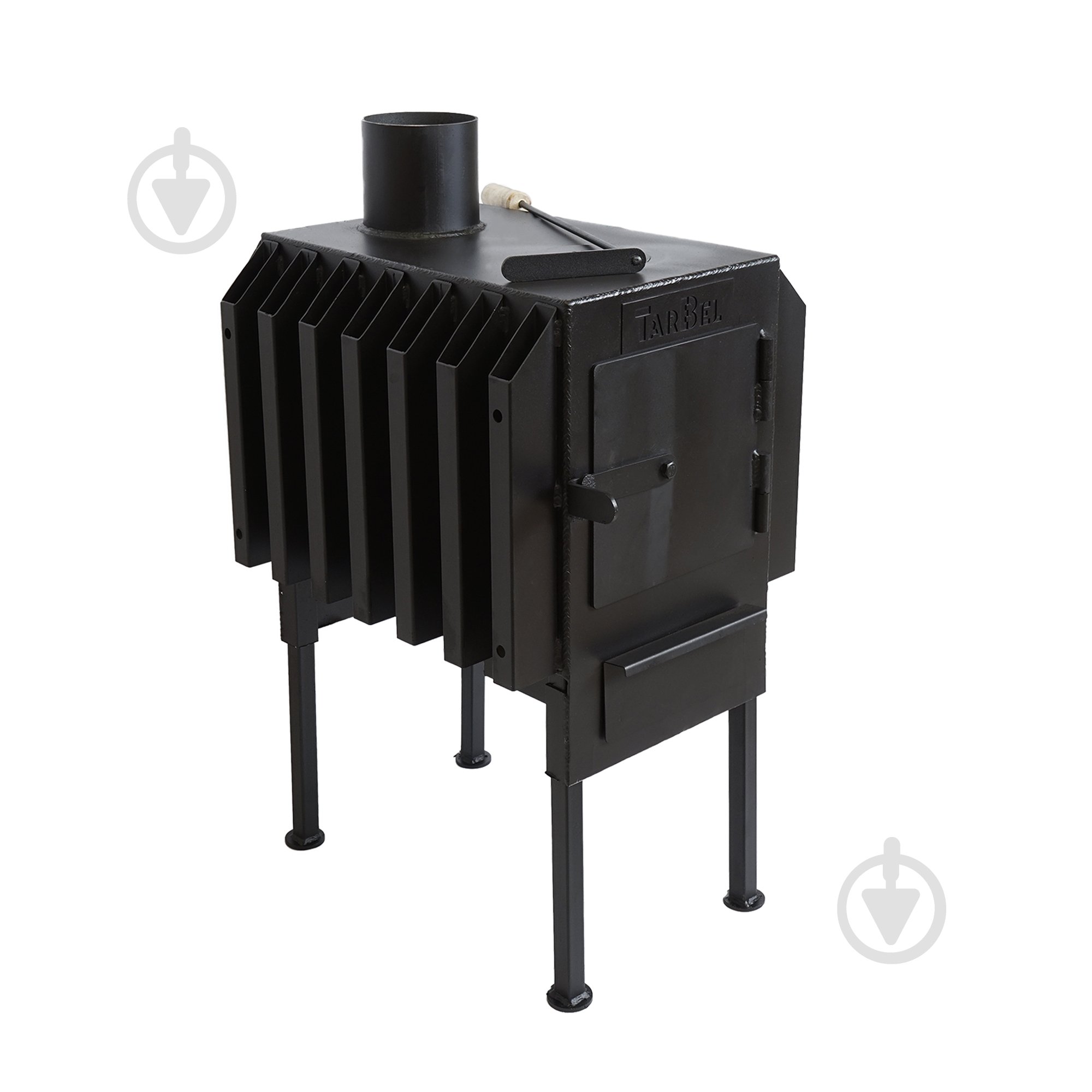 ᐉ Піч-буржуйка конвекторна TARBEL 5кВт з конфоркою та кочергою • Краща ...