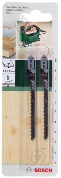 ᐉ Пилочка для электролобзика Bosch T101AО 2 шт. • Купить в Киеве ...