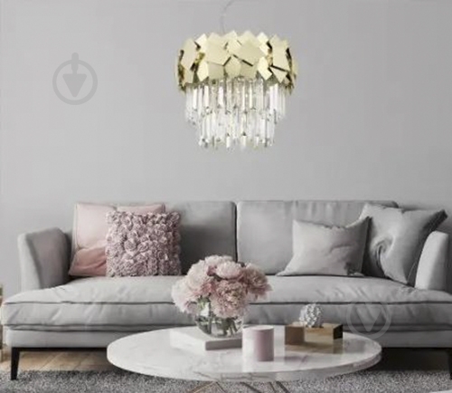 ᐉ Люстра підвісна Zuma Line Quasar 5x40 Вт E14 золото • Краща ціна в ...