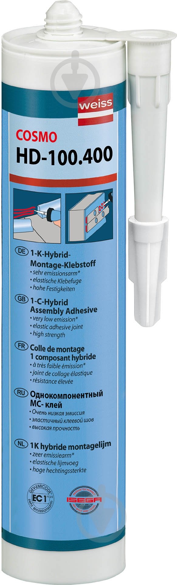 ᐉ Клей-герметик Weiss (COSMO HD-100.400) 310 мл білий • Краща ціна в ...