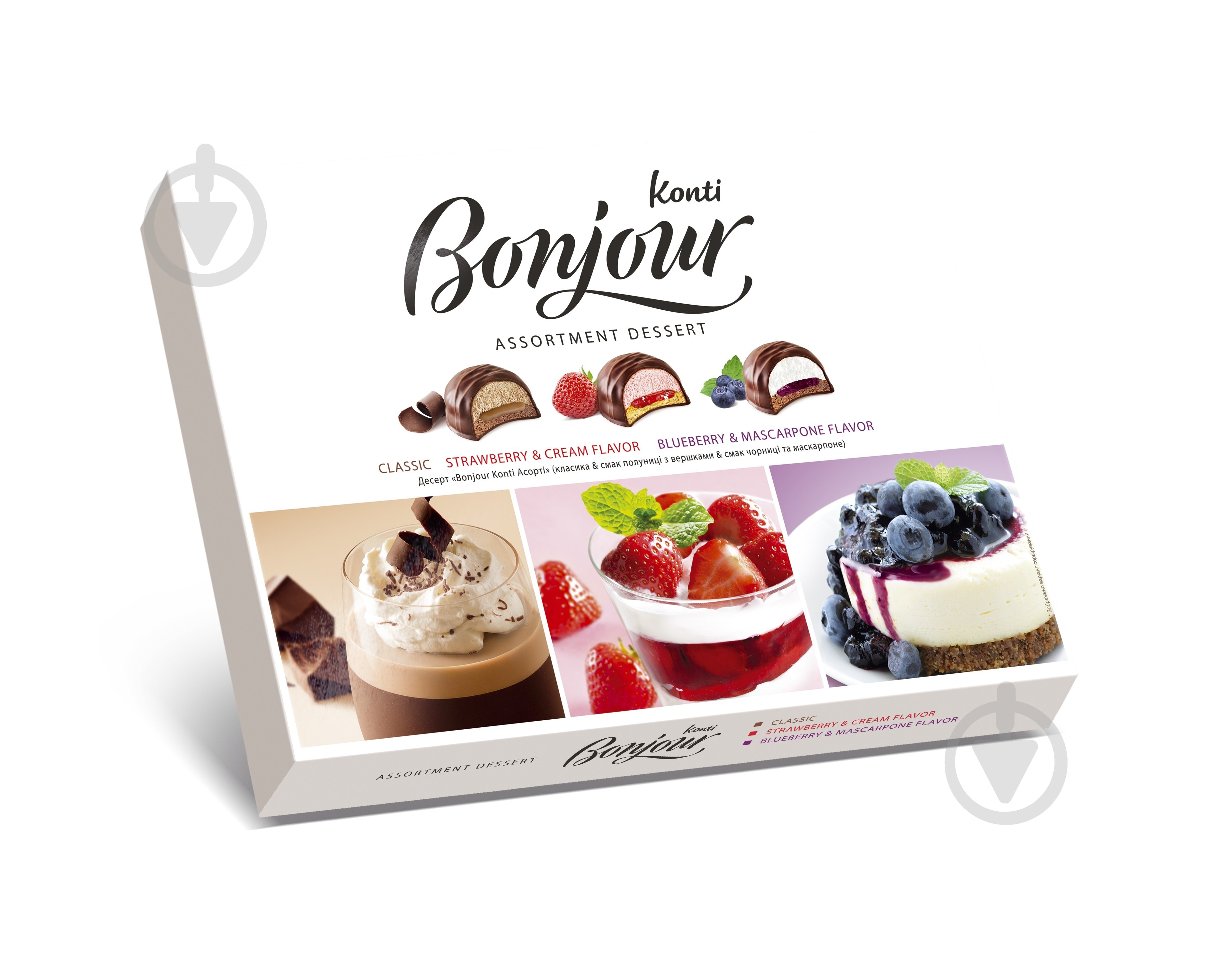 ᐉ Десерт КОНТІ «Bonjour Асорті» 348 г • Краща ціна в Києві, Україні ...