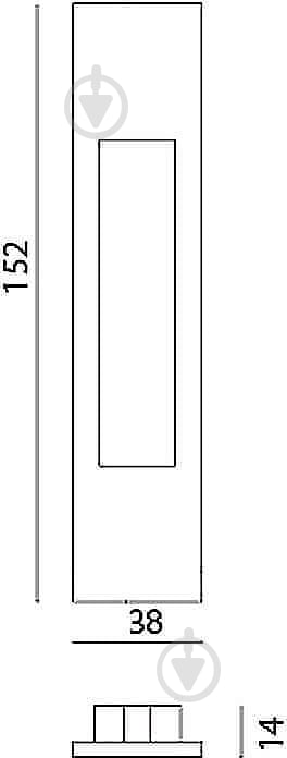 ᐉ Ручка для раздвижных дверей MVM sdh-2 white белый • Купить в Киеве, Украине • Лучшая цена в ...