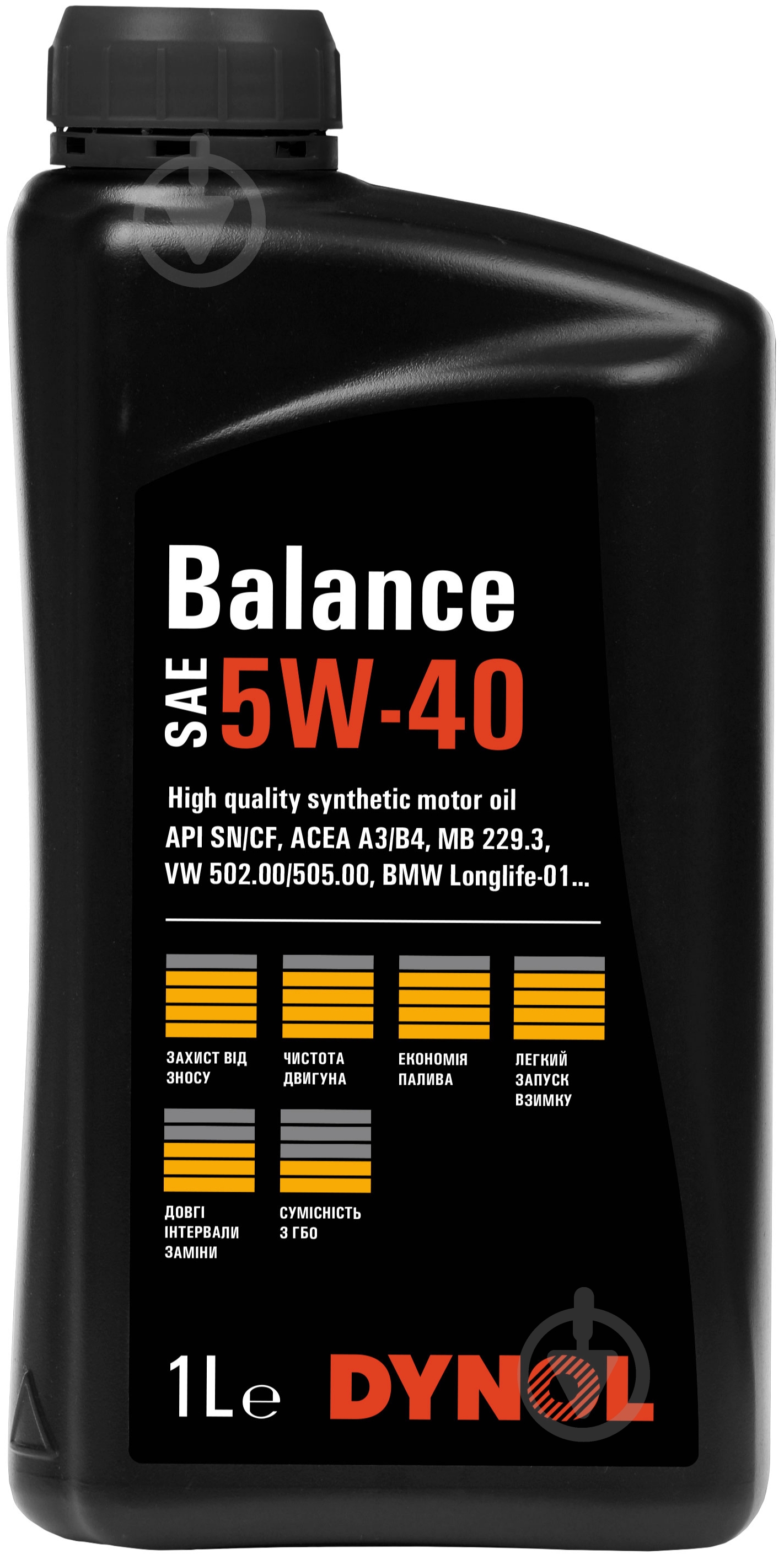 ᐉ Моторное масло DYNOL Balance 5W-40 1 л (013) • Купить в Киеве ...