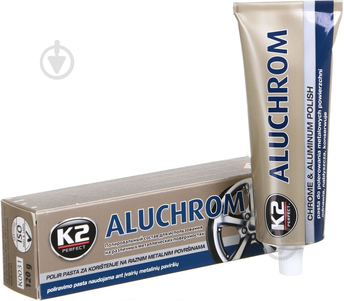 ᐉ Паста полировочная для хромованих деталей K2 ALUCHROM мл120 • Купить ...