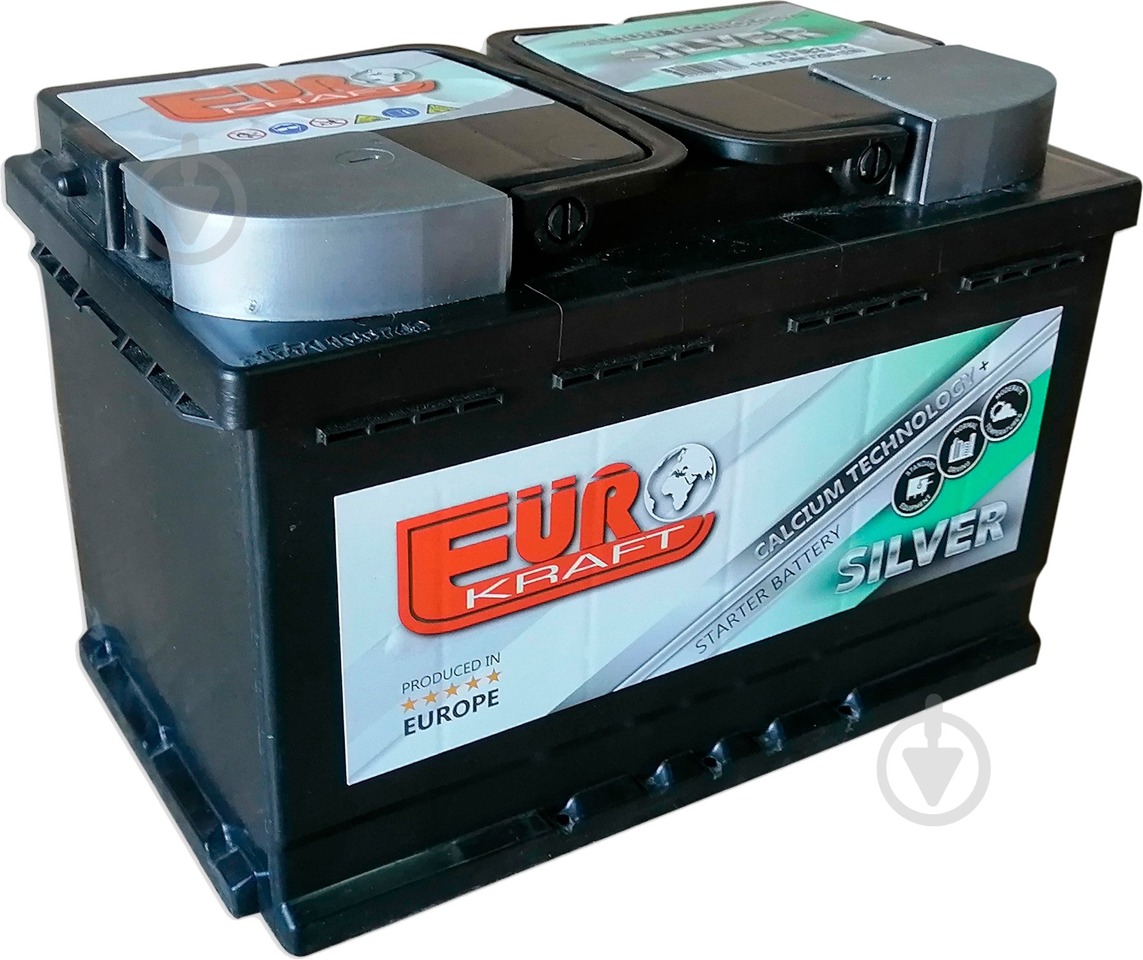 ᐉ Аккумулятор автомобильный Monbat EUROKRAFT SILVER 75Ah 720A 12V ...