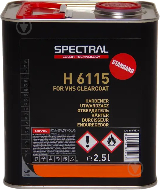 ᐉ Отвердитель 85526 Spectral 2500 мл для лака H6115 (Klar 505/515/555 ...