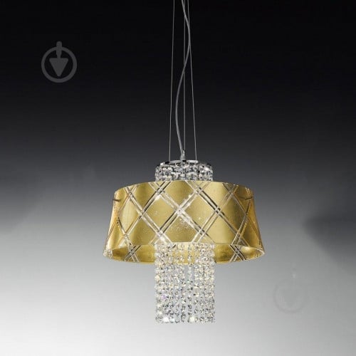 ᐉ Люстра підвісна Metal Lux 195.140.71 1x100 Вт E27 хром/золото • Краща ...