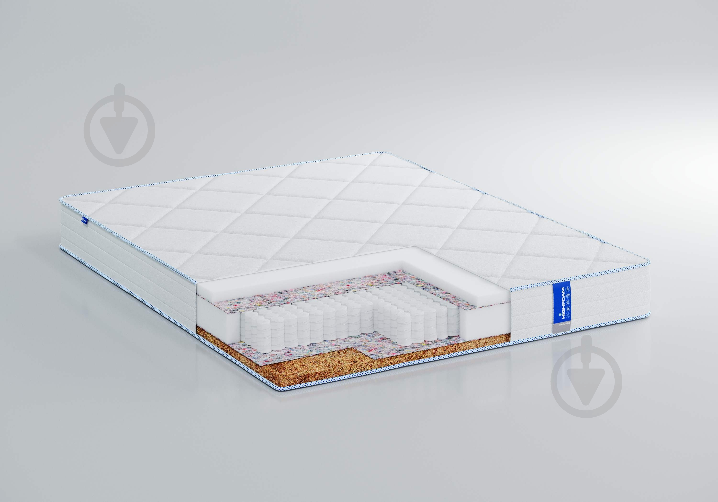 ᐉ Матрац пружинний Obeliks Fior Highfoam 160x200 см • Краща ціна в ...
