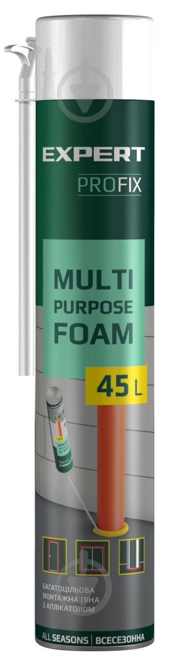 ᐉ Піна монтажна Expert Profix multi purpose foam 45 L 750 мл • Краща ...