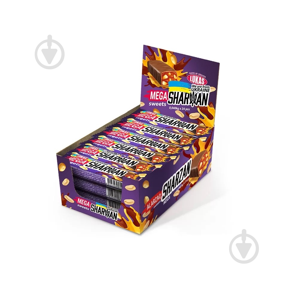 ᐉ Конфеты Лукас Mega Sharzan 40 г • Купить в Киеве, Украине • Лучшая ...