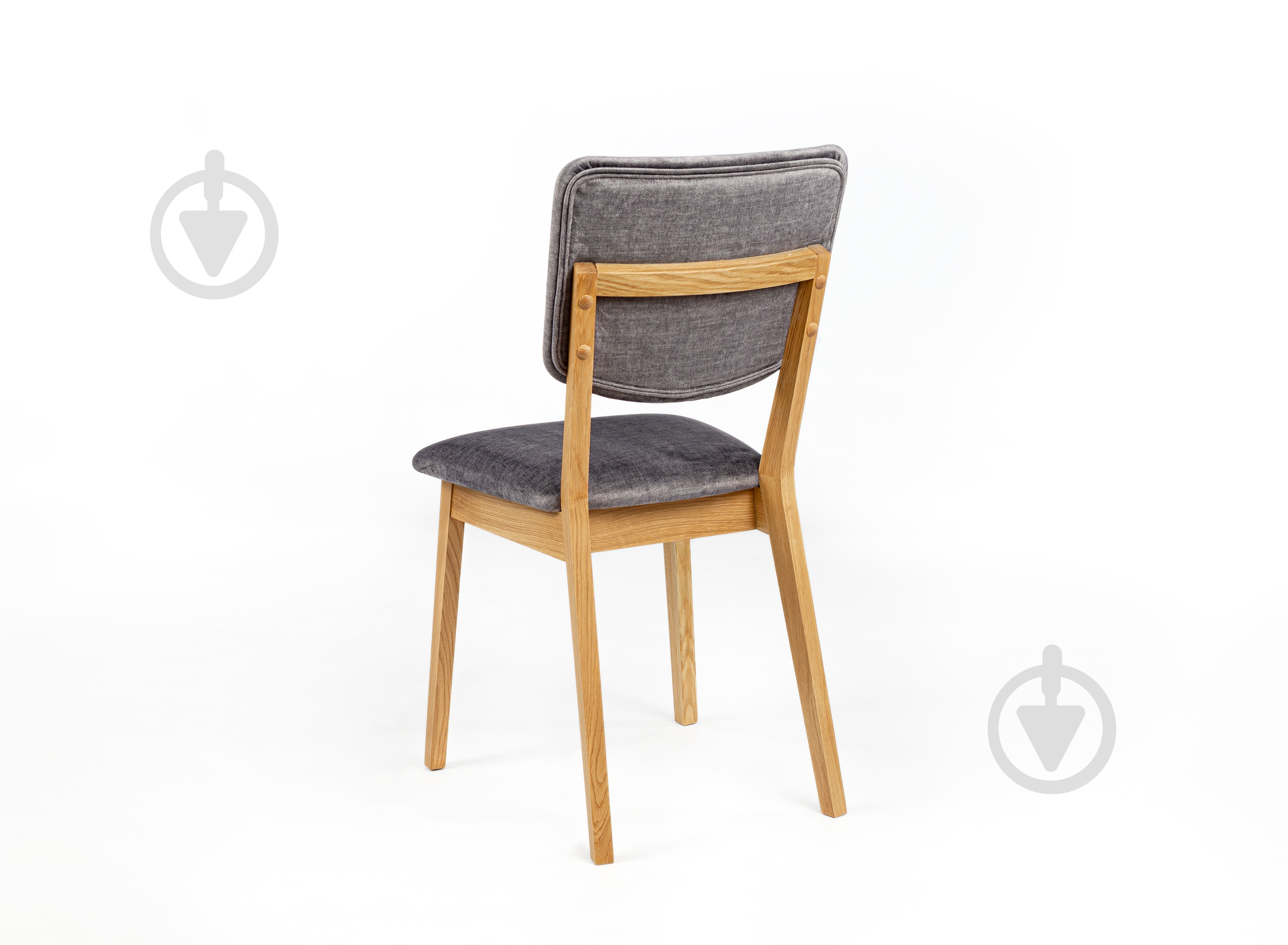 ᐉ Стілець обідній LORI Мері Decora Group Vogue 16 Graphite графіт / дуб ...