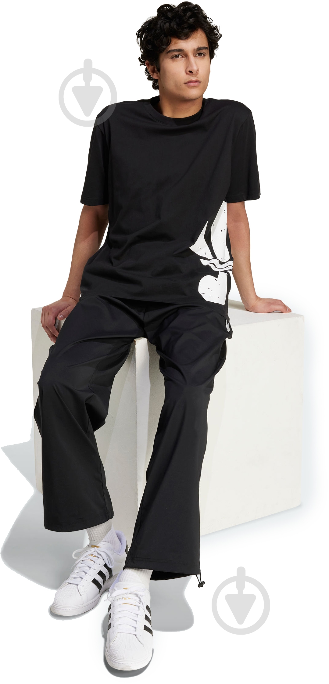 ᐉ Футболка Adidas TS STREET 2 IZ2579 р.S чорний • Краща ціна в Києві ...