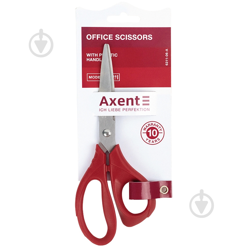 ᐉ Ножницы 18 см красные Axent 6311-06-A • Купить в Киеве, Украине • Лучшая цена в Эпицентр