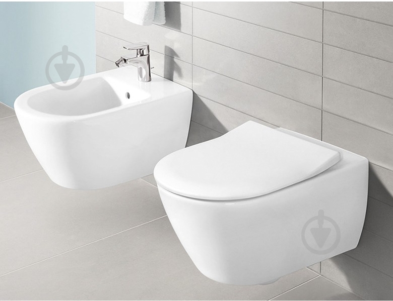 ᐉ Унітаз підвісний Villeroy & Boch Subway 2.0 5614R2R1 із сидінням ...