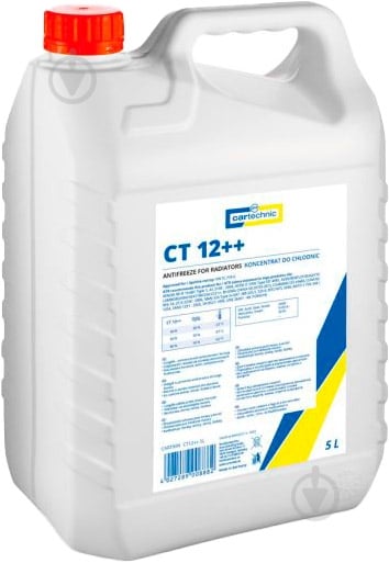 ᐉ Антифриз CARTECHNIC CART999 CT12 ++ G12++ концентрат 5 л фіолетовий ...