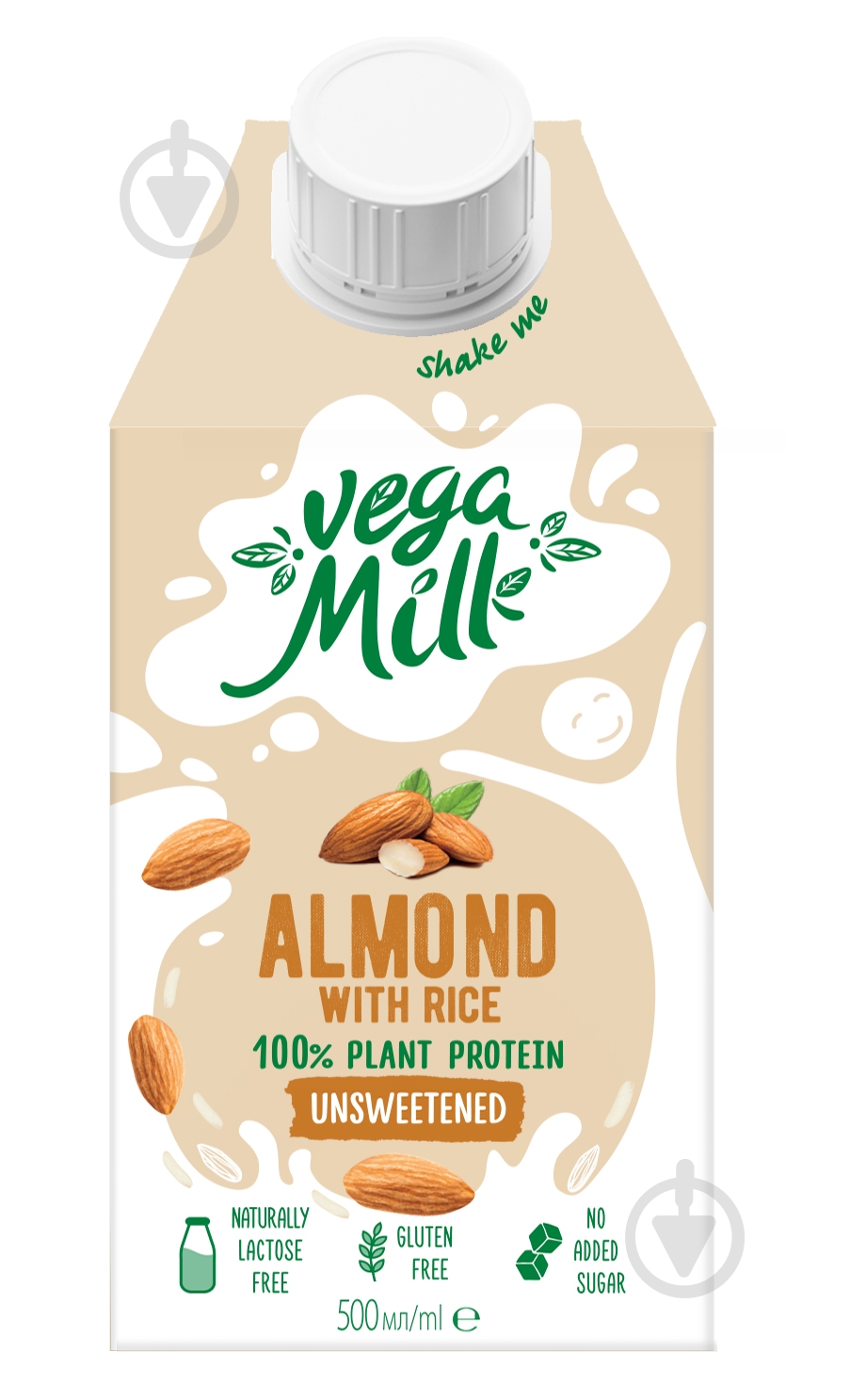 ᐉ Напій мигдальний Vega Milk 500 мл • Краща ціна в Києві, Україні ...