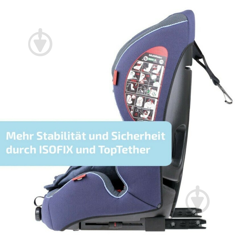 ᐉ Автокрісло-бустер Heyner MultiRelax AERO Fix (I, II, III) Cosmic blue ...
