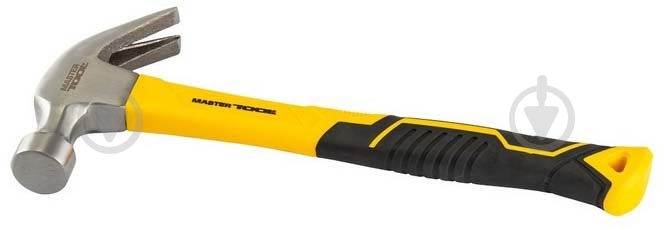 ᐉ Молоток столярний MasterTool HRC 50 рукоятка фібергласова 300 мм 450 г 02-0914 • Краща ціна в ...