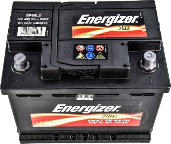 ᐉ Акумулятор автомобільний Energizer Plus 6 CT-60-R 60Ah 540A 12V «+» праворуч (560 408 054 ...