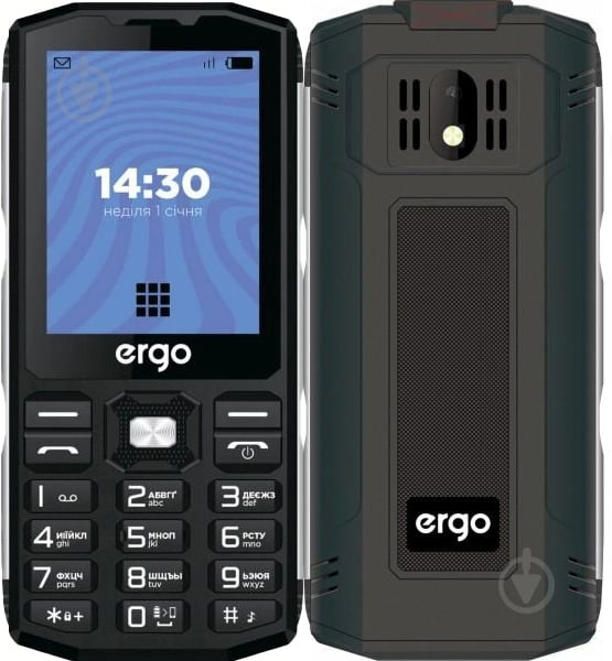 ᐉ Мобільний телефон Ergo E282 Dual Sim black E282 Black • Краща ціна в ...