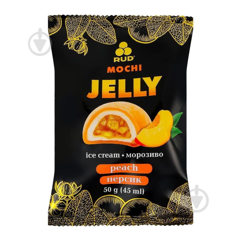 ᐉ Морозиво Рудь Персик Jelly Mochi м/у 50 г • Краща ціна в Києві ...