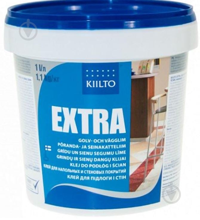 ᐉ Клей для линолеума и ковролина Kiilto Extra 1L • Купить в Киеве ...