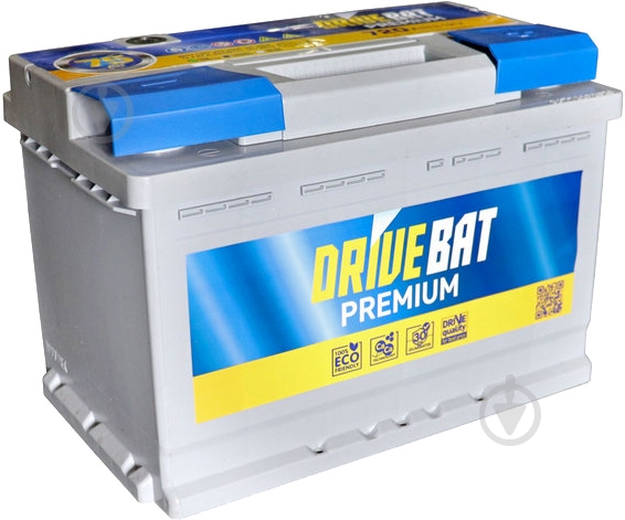 ᐉ Акумулятор автомобільний Monbat Drivebat Premium 6СТ-75 Низкопола Є ...
